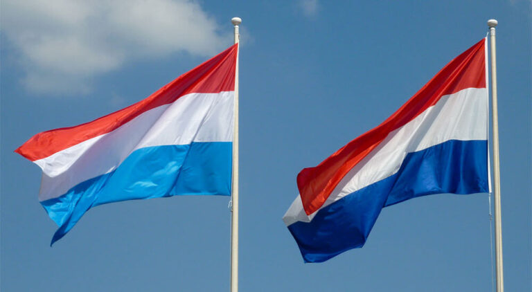 Netherlands flag vs Luxembourg flag - Flagsmore.com
